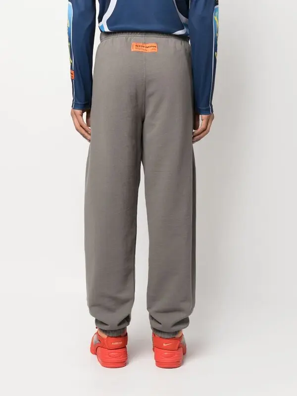 Heron Preston Logo-print Cotton Track Pants - Grey