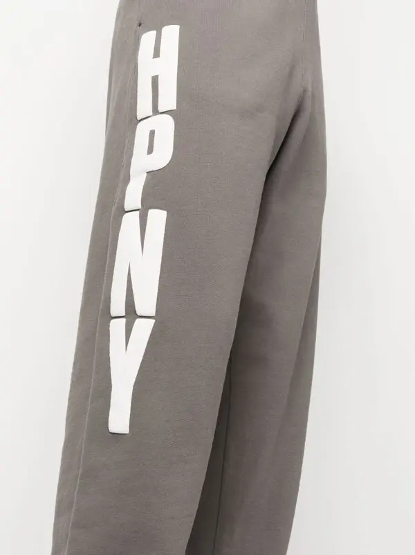 Heron Preston Logo-print Cotton Track Pants - Grey