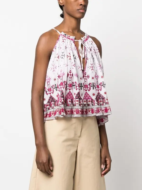 MARANT ETOILE Fabino Graphic-print Top