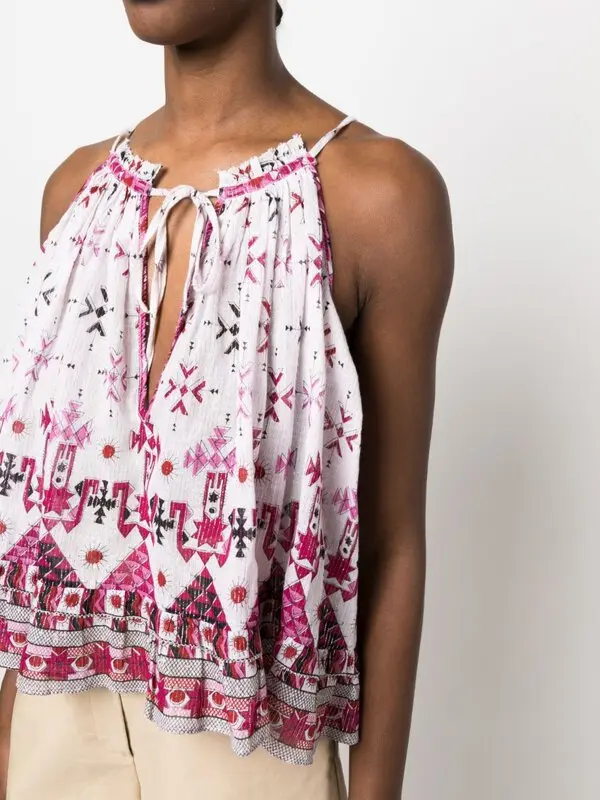 MARANT ETOILE Fabino Graphic-print Top