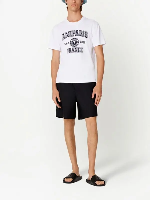 AMI Paris Virgin Wool Chino Shorts