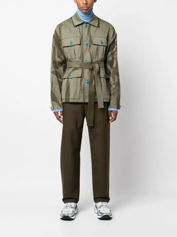 BOTTER Abstract-print Belted Jacket