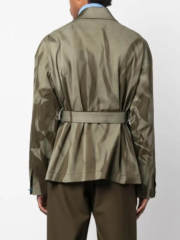 BOTTER Abstract-print Belted Jacket