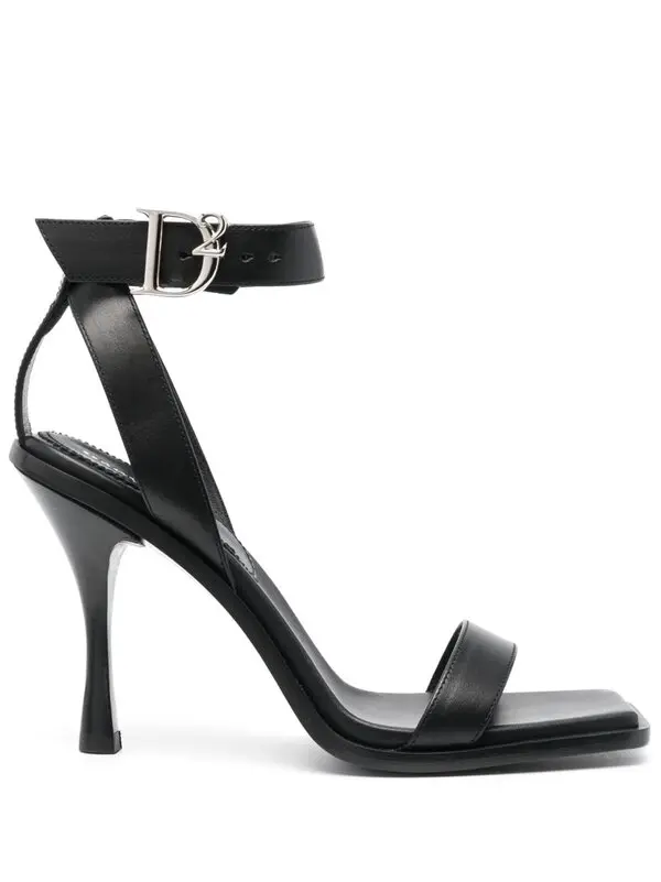 Dsquared2 Buckle 100mm Leather Sandals