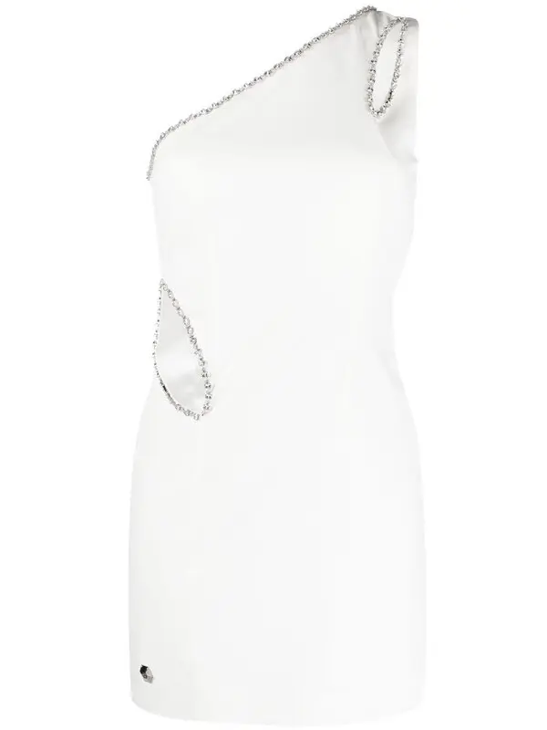 Philipp Plein Cady Mini Dress - White