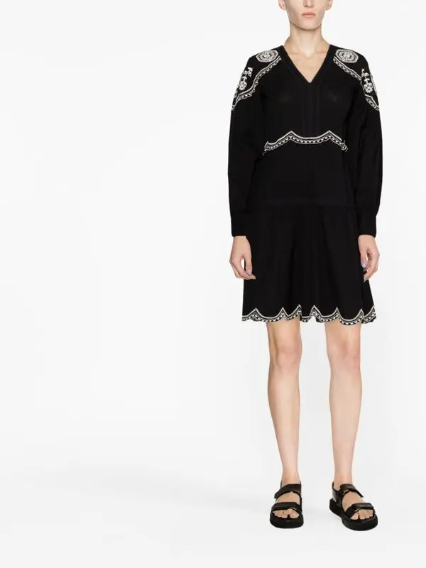 TWINSET Embroidered Mini Dress