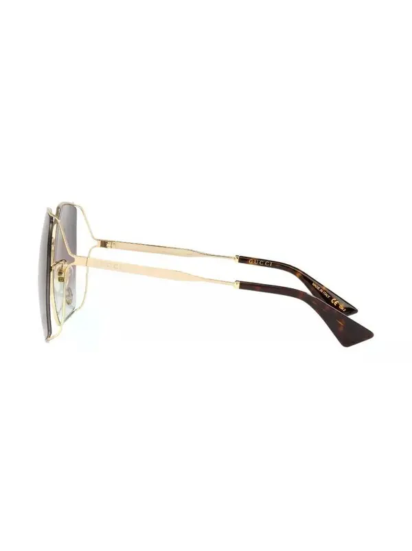 Gucci Logo-engraved Sunglasses