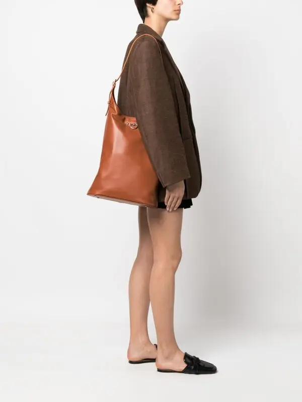 DURAZZI MILANO Cavalry Leather Tote Bag - Brown