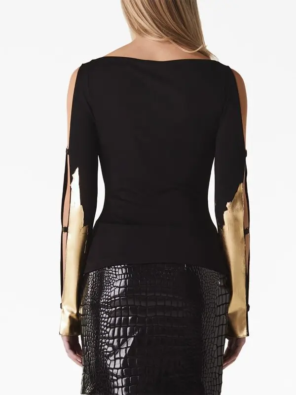 TOM FORD Long-sleeve Cut-out Knitted Top