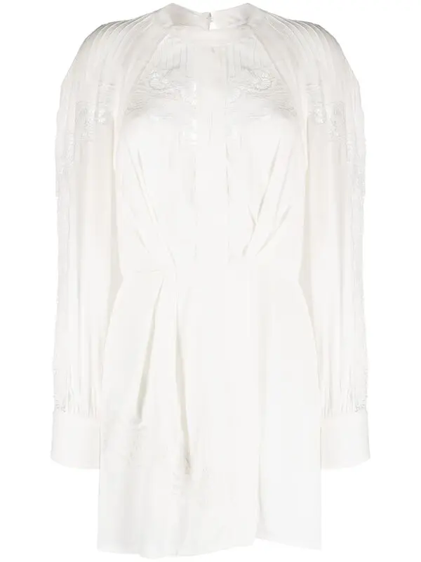 IRO PARIS Belinda Lace-trim Dress - White