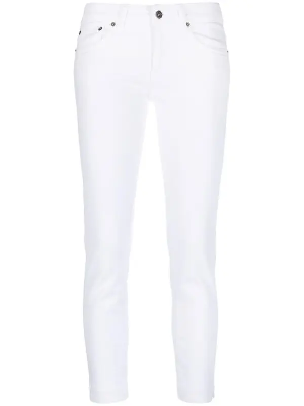 DONDUP Slim-cut Cropped Jeans