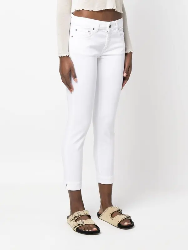 DONDUP Slim-cut Cropped Jeans