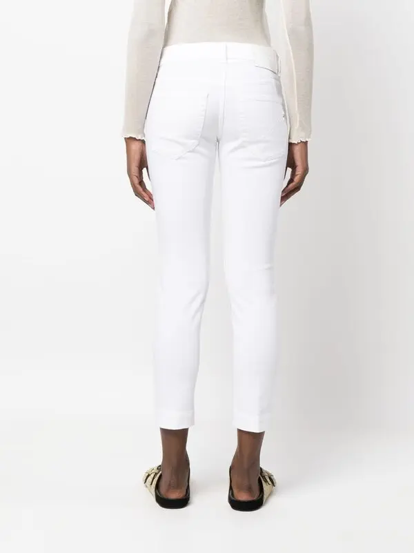 DONDUP Slim-cut Cropped Jeans