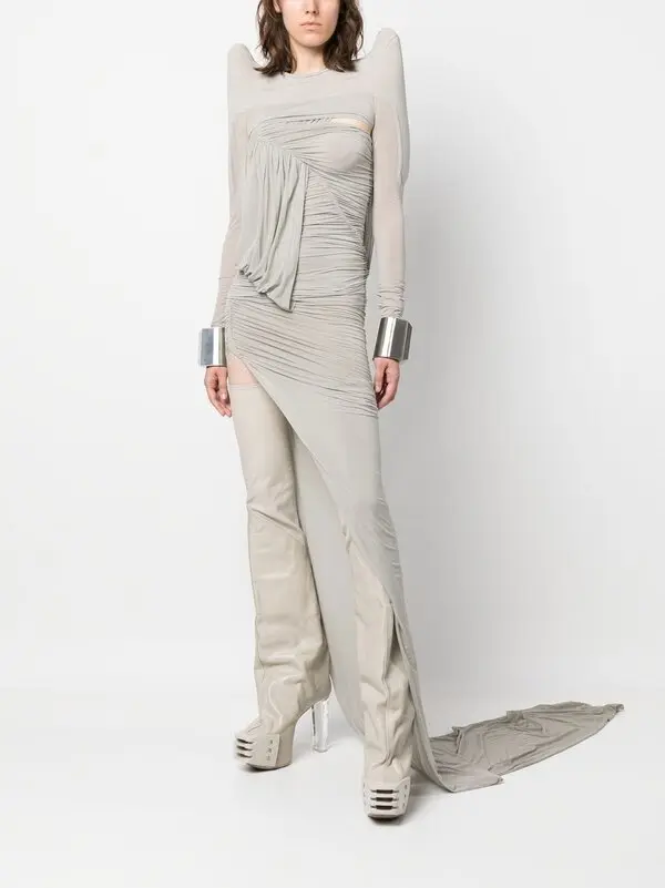 Rick Owens Edfu Draped Blouse