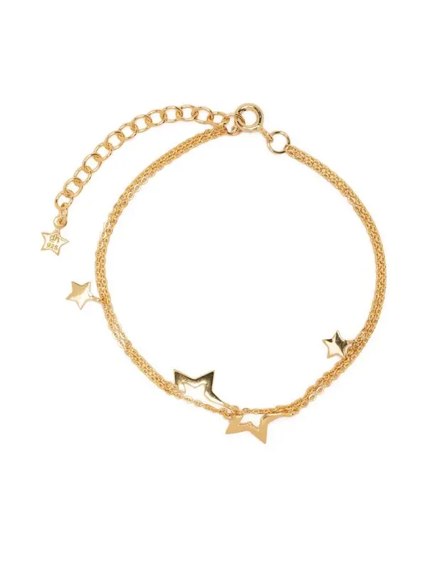 DINNY HALL Stargazer Double Chain Bracelet - Gold