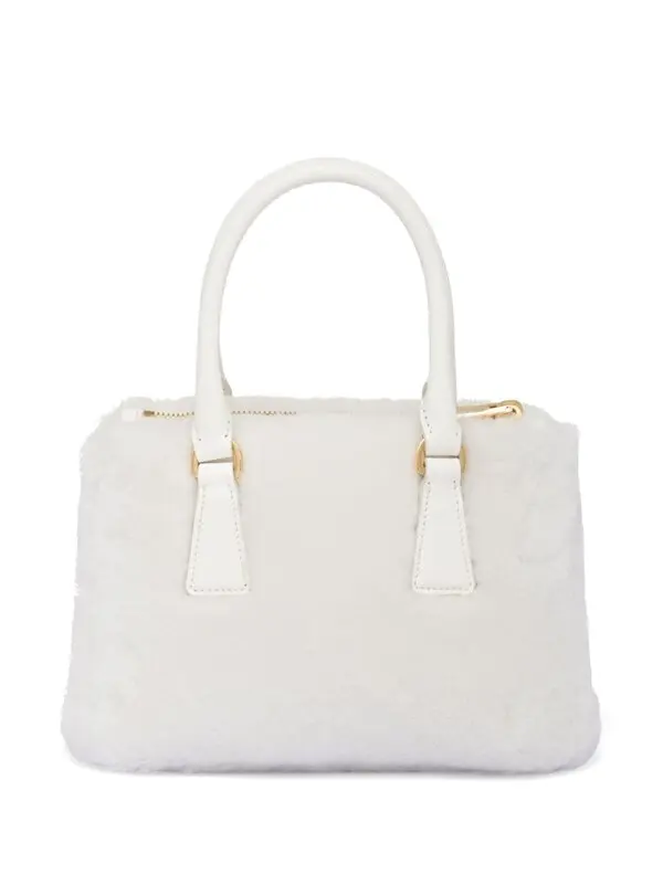Prada Galleria Shearling Mini Bag