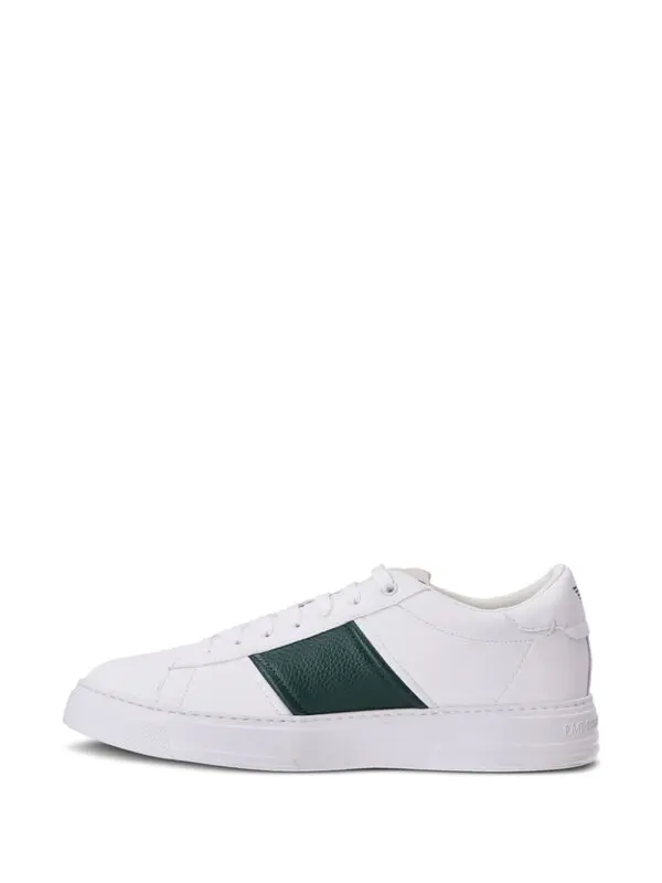Emporio Armani Logo-print Leather Sneakers