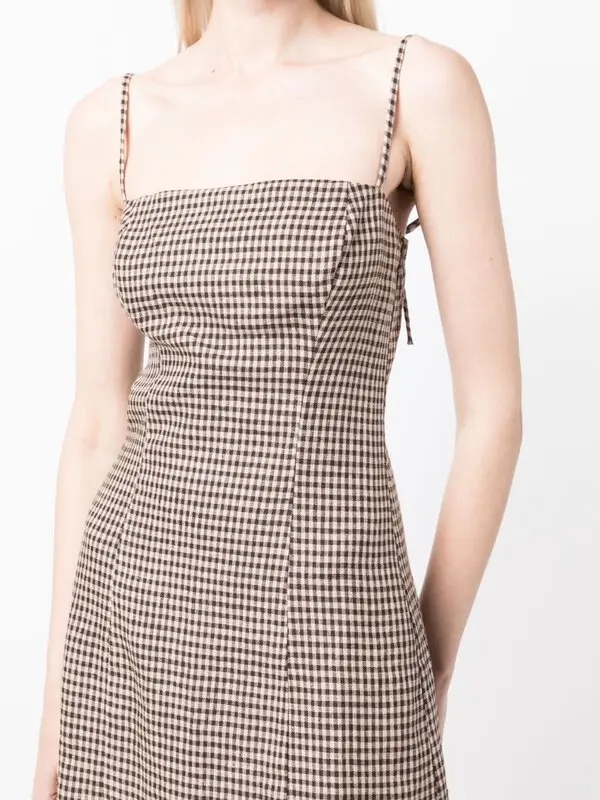 Reformation Tovianna Strapless Linen Minidress In Brown - 50% Off |  Editorialist