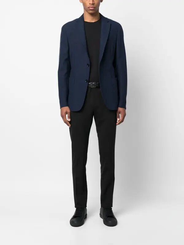 DONDUP Virgin-wool Tailored Trousers - Black