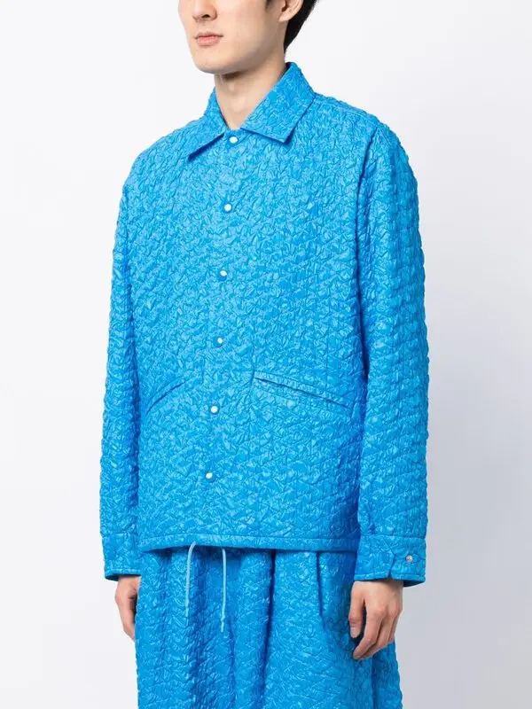 TOGA VIRILIS Textured Shirt Jacket
