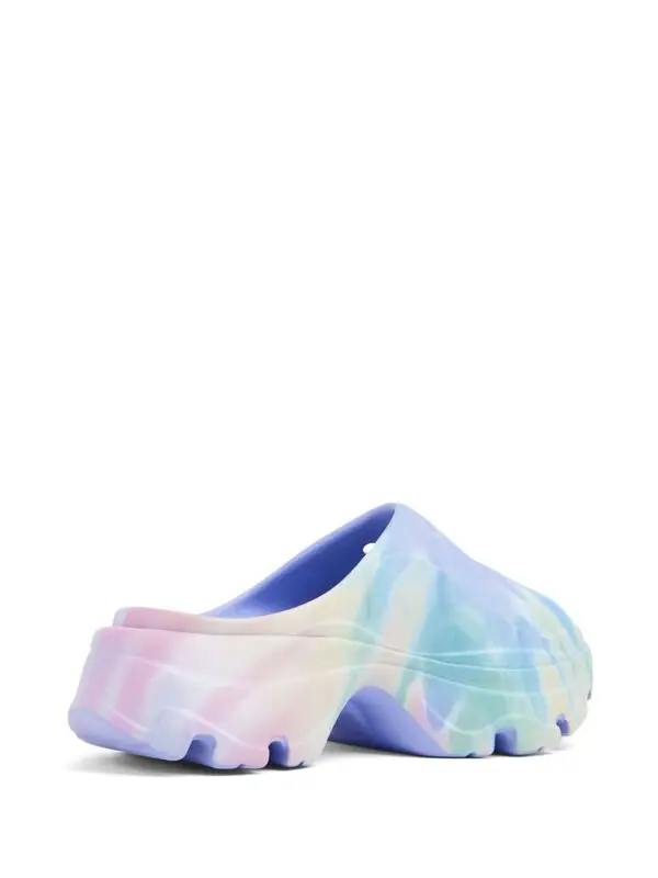 Adidas By Stella McCartney Swirl-print Clogs - Purple