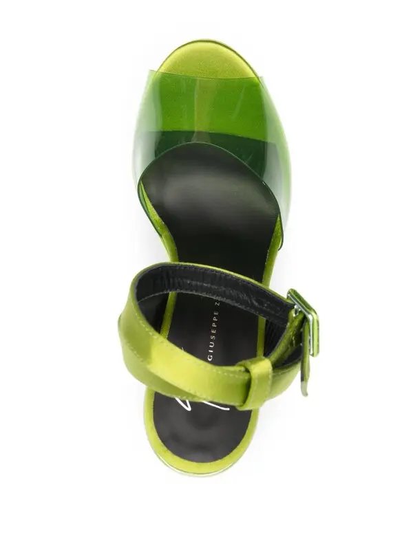 giuseppe zanotti NIB dual strap holographic sandal GIUSEPPE ZANOTTI EMBELLISHED DRAGON SANDALS in Red Size 41  main image 3