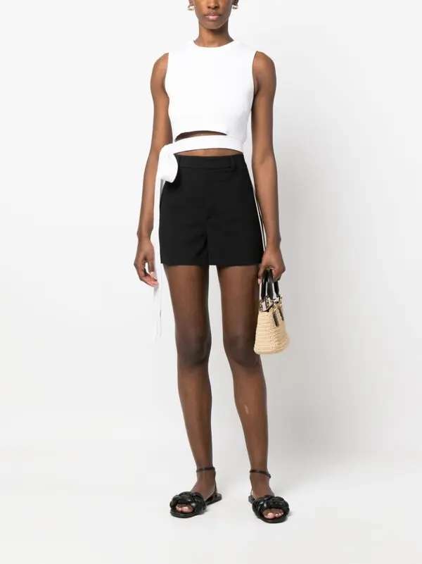 Red Valentino Side-stripe Tailored Shorts