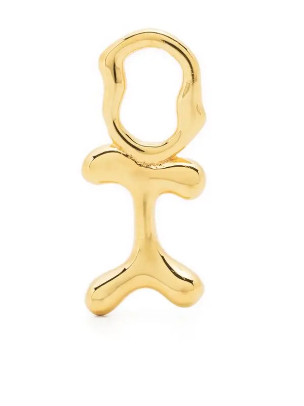 MARIA BLACK Fluent Letter Charm - Gold