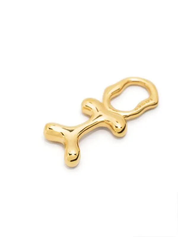 MARIA BLACK Fluent Letter Charm - Gold