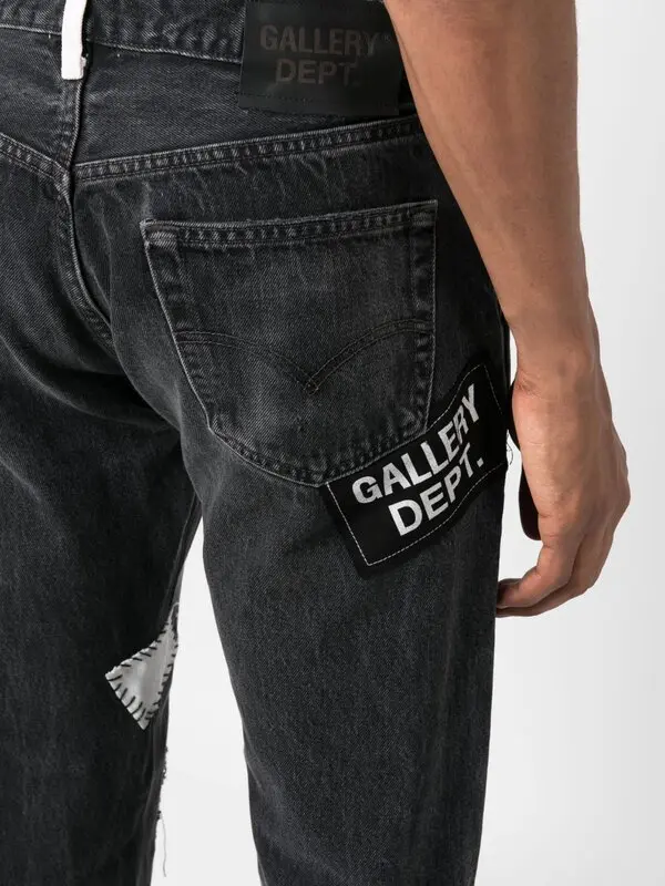 GALLERY DEPT. Mid-rise Straight-leg Jeans
