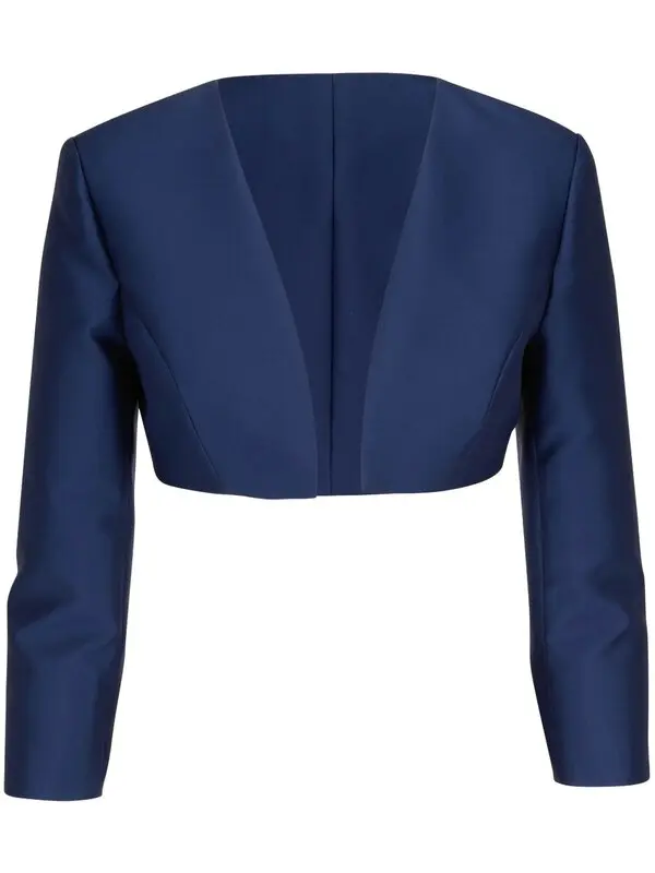 Carolina Herrera Long-sleeve Cropped Jacket