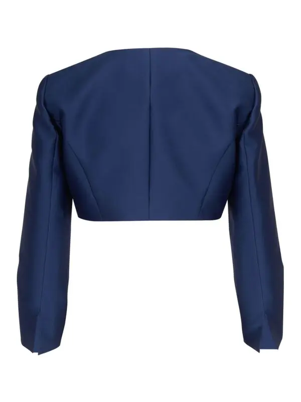 Carolina Herrera Long-sleeve Cropped Jacket