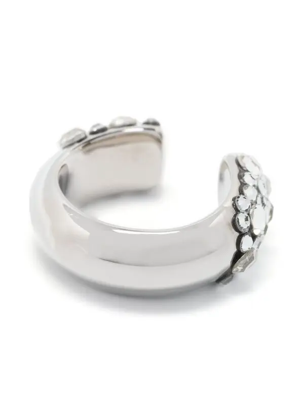 Sunnei Rhinestone-embellished Open-design Ring