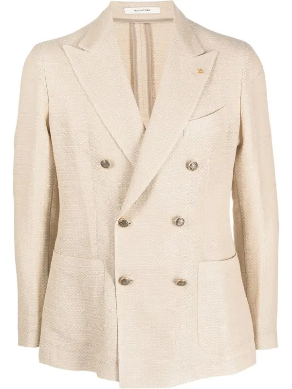 Tagliatore Double-breasted Peak-lapels Blazer