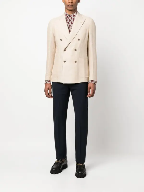 Tagliatore Double-breasted Peak-lapels Blazer