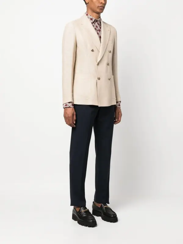 Tagliatore Double-breasted Peak-lapels Blazer