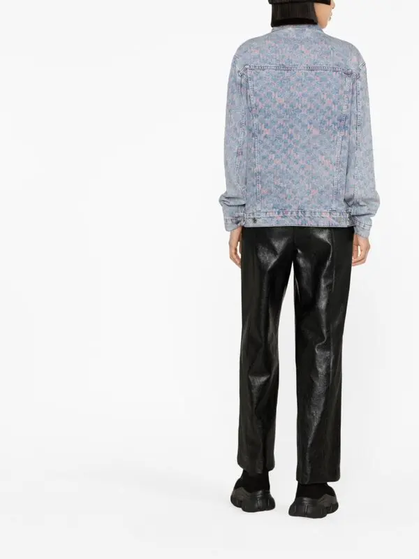 Karl Lagerfeld Monogram Denim Jacket