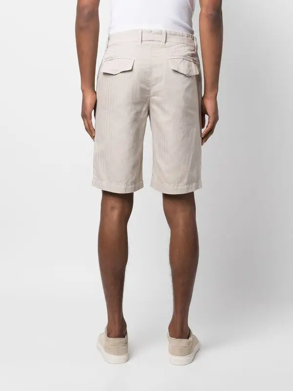 Eleventy Straight-leg Chino Shorts - Neutrals