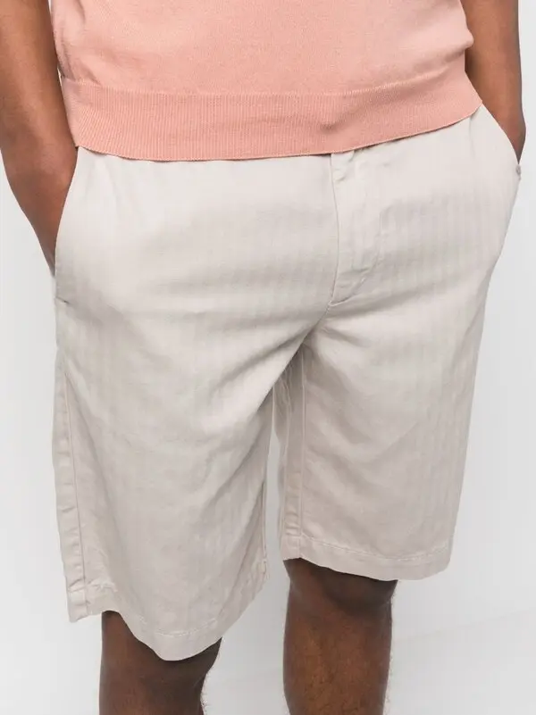 Eleventy Straight-leg Chino Shorts - Neutrals
