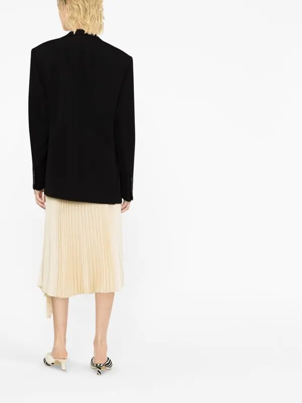 Wardrobe.NYC Relaxed-fit Single-breasted Blazer - Black
