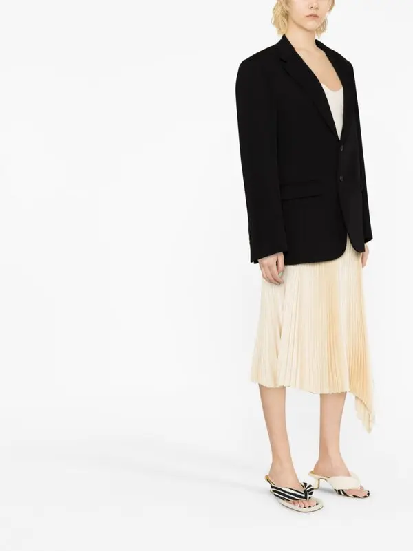 Wardrobe.NYC Relaxed-fit Single-breasted Blazer - Black