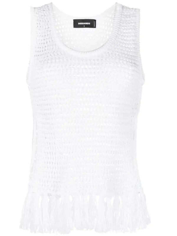 Dsquared2 Crochet-knit Tank Top