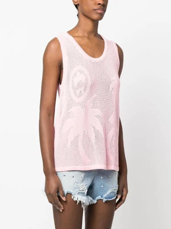 BARROW Intarsia-knit Palm Tree Top
