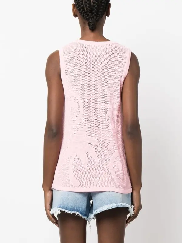 BARROW Intarsia-knit Palm Tree Top