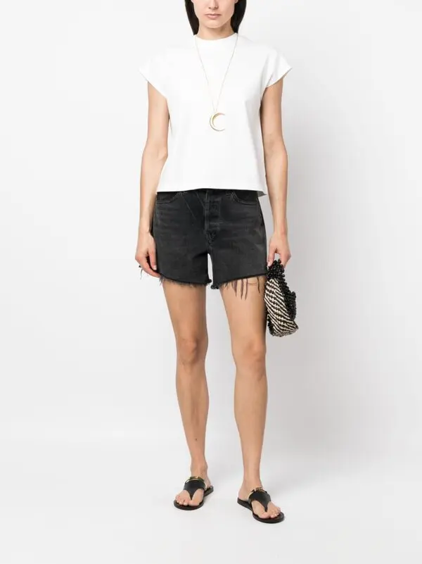 AGOLDE Crew Neck Short-sleeve T-shirt - White