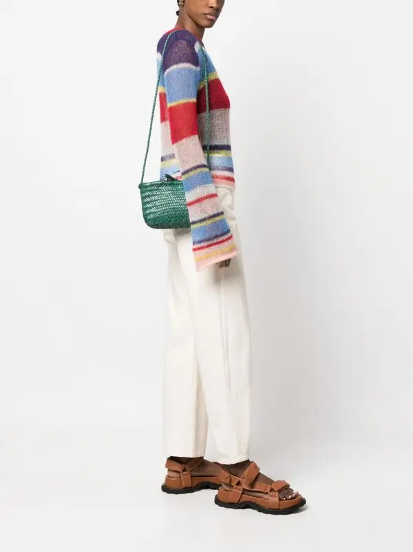 Dragon Diffusion Small Grace Leather Basket Bag