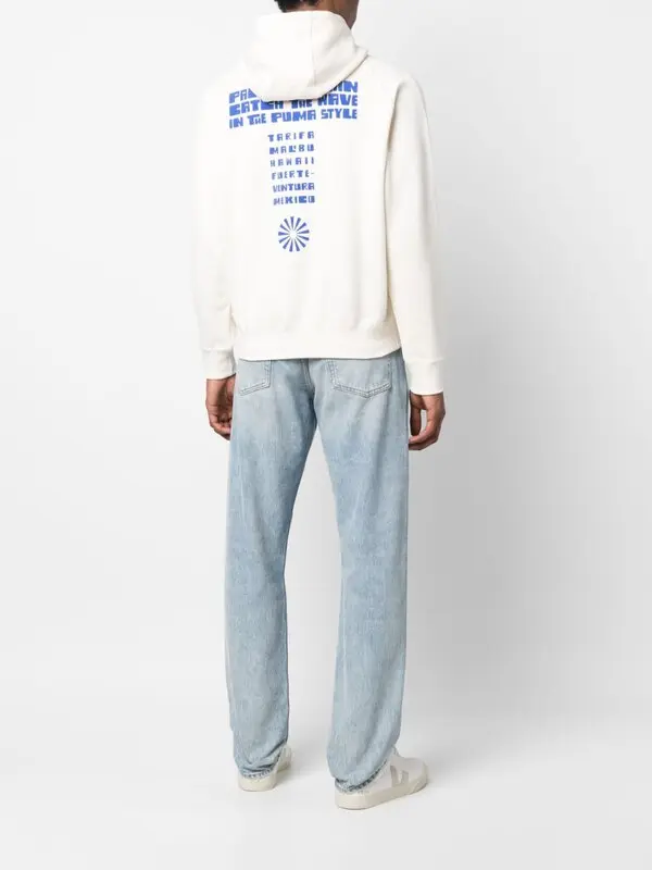 PUMA Slogan-print Drawstring Hoodie