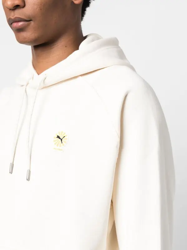 PUMA Slogan-print Drawstring Hoodie