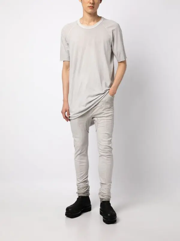 Boris Bidjan Saberi Round Neck Longline T-shirt