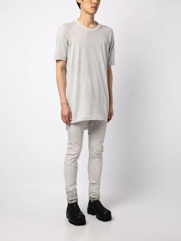 Boris Bidjan Saberi Round Neck Longline T-shirt